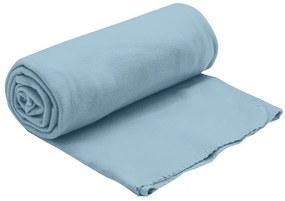Fleecová deka světle modrá 160x200 cm