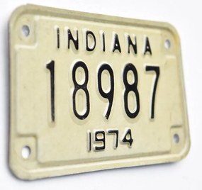 Americká SPZ Indiana 18987 moto