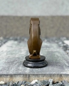 Bronzová socha - Králík - art deco