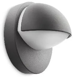 Philips myGarden - Nástěnné venkovní LED svítidlo, průměr 20 cm, E27, antracit 915002145803