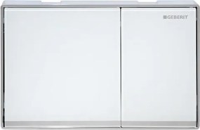 Geberit Omega60 ovládací tlačítko sklo bílá 115.081.SI.1