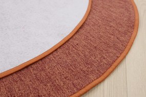 Vopi, AKCE: 100x100 (průměr) kruh cm Kusový koberec Astra terra kruh, oranžová, chodba / předsíň