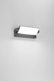 FAN LED-FLOYD-AP-ANT Nástěnné svítidlo Floyd antracitové, hliník, 23 W, 3300 lm, CCT 2700-3000-4000 K, IP65 - FANEUROPE
