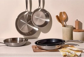 Nerezové pánve v sadě 3 ks ø 29,5 cm Blaze – Salt&amp;Pepper