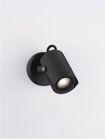 NV 9026126 Venkovní reflektor KIMIKO černý hliník a čiré sklo GU10 1x10W 220-240V bez žárovky IP54 - NOVA LUCE