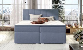 Postel Boxspring Boleria 180x200, šedá (látka bb 03)