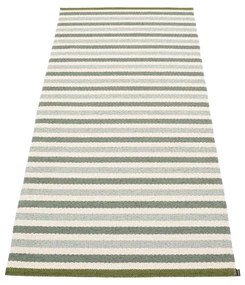 Zeleno-krémový vnitřní a venkovní běhoun 85x200 cm Teo Sage – Pappelina