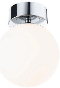 Paulmann 71065 Gove, koupelnové stropní svítidlo LED 9W 3000K, chrom, průměr 17cm, IP44