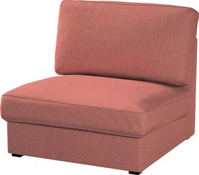 Potah na neskládací křeslo IKEA Kivik barva hnědá látka pletený vzor