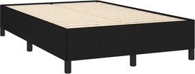 Box spring postel s matrací černá 120x190 cm textil 3269883