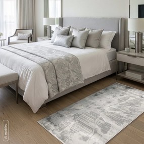Koberec Monaco3, 80x150 cm, šedý