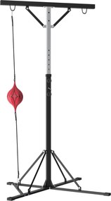 Stojan na boxovací pytel SPORTNOW, výškově nastavitelný, volně stojící držák boxovacího pytle se speedballem, nosnost až 60 kg, ocel, černý
