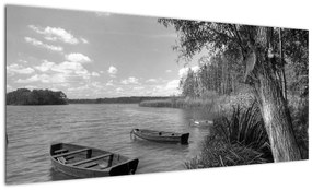 Obraz - jezero (100x40cm)