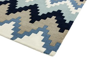 Modrý  koberec Blondie Cuzzo Blue Rozměry: 80x150 cm