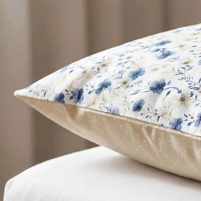 Perkálové bavlněné povlečení Modrý sen - duo - GOTS Velikost: atypický 200 x 200 + 2 x 70 x 90