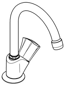 GROHE 20393001 - Stojánkový ventil COSTA L DN 15 lesklý chrom