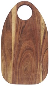 IB LAURSEN Dřevěné prkénko Hole Oiled Acacia Large, přírodní barva, dřevo