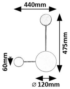 Rabalux 71274 - LED Nástěnné svítidlo AMADEO LED/7W/230V 3000K