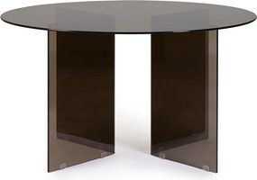 Skleněný kulatý jídelní stůl ø 130 cm Iride – Bizzotto