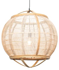 Orientální závěsné svítidlo hnědé 58 cm - Pascal