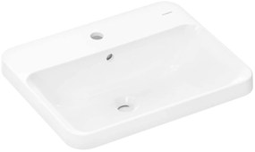 Hansgrohe Xuniva Q - Umyvadlo, 55x45 cm, s přepadem, otvor pro baterii, SmartClean, bílá 61068450