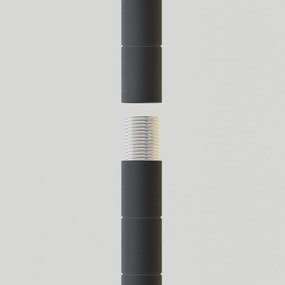 Kuchyňský regál v industriálním designu, 185x160x35/17,5 cm