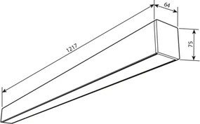 LED svítidlo McLED Fashion 40W 4000K černá ML-416.005.32.0