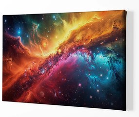 Obraz na plátně - Galaxie Erimm plná zářících hvězd FeelHappy.cz Velikost obrazu: 60 x 40 cm
