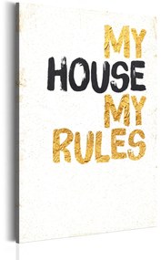 Obraz - My Home: My house, my rules