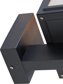 Chytrá nástěnná lampa šedá vč. chytré G95 - Sutton Up
