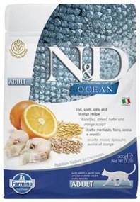 Farmina Pet Foods - N&D N&D OCEAN CAT LG Adult Codfish & Orange 300g