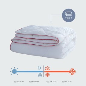 Dacron® 95 Přikrývka, 100% bavlna, 200 gr/m², celoroční, 160x220 cm