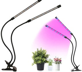Verk 12279 LED Lampička pro pěstování rostlin 20 LED 2 panely 20 W