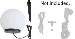Moderní venkovní lampa 12V bílá 20 cm vč. LED IP65 - Voltaire Luno