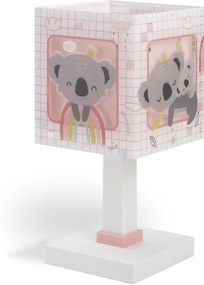 Dětská stolní lampička Koala růžová