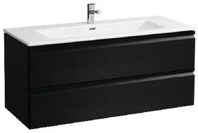 Laufen Pro S - Skříňka s umyvadlem, 1200x545x500 mm, 2 zásuvky, wenge H8619674231041