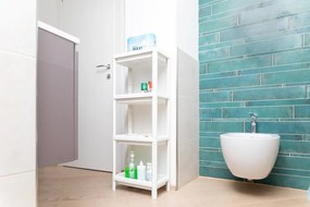 DEA HOME LINDA čtyřpatrový regál