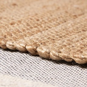Přírodní kulatý konopný koberec Hemp - Ø 250cm