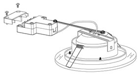 Eglo 95932 - LED podhledové svítidlo PINEDA 1 1xLED/11W/230V