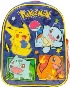 STOR Předškolní batoh Pokémon / Dětský batoh / 25 × 19 cm / Síťovaná k