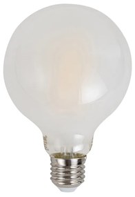 Sada 5 ks Chytré stmívatelné LED žárovky E27 G95 matné 7W 806lm 2700-6500K