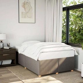 Rám postele bez matrací taupe 120x190 cm textil 3284719