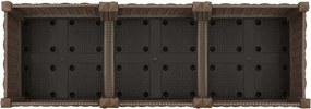 Vyvýšený záhon 120 x 40 x 23 cm polypropylen 316513