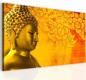 Malvis ® Obraz Buddha ve zlaté Velikost (šířka x výška): 120x80 cm