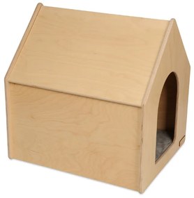 Animood Dřevěná bouda s matrací pro kočky i psy RICO Zvolte rozměr: L