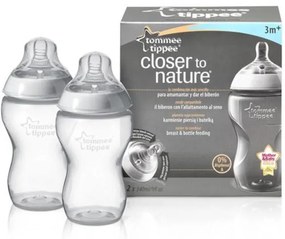 Tommee Tippee Kojenecká láhev C2N, 2ks 340ml, 3m+