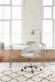 Pracovní stůl se skleněnou deskou 60x120 cm Rondo – Bizzotto