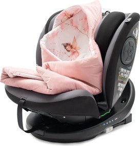 Zateplená zavinovačka do autosedačky New Baby pink