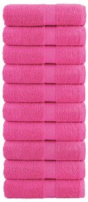 Prémiové mycí utěrky SOLUND 10 ks růžové 30x30 cm 600 g/m² 137517