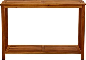 Zahradní konzolový stolek 110x40x75 cm masivní akáciové dřevo 316406
